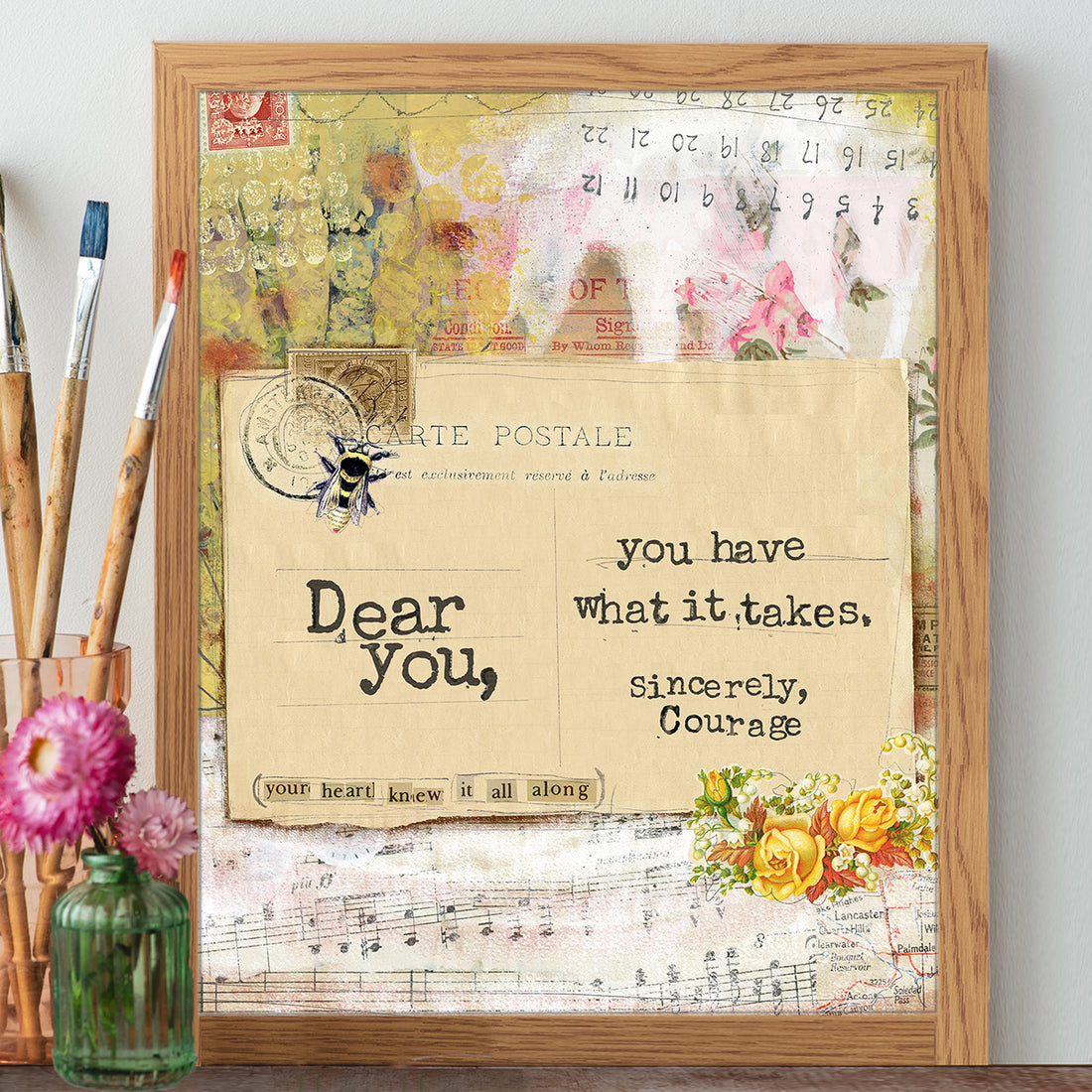 Sincerely, Courage - Print – Kelly Rae Roberts