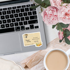 Sincerely, Courage - Sticker by Kelly Rae Roberts